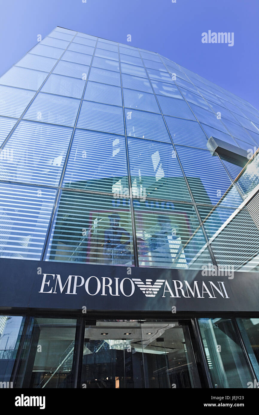 Emporio armani clothing fashion store hi-res stock photography and ...