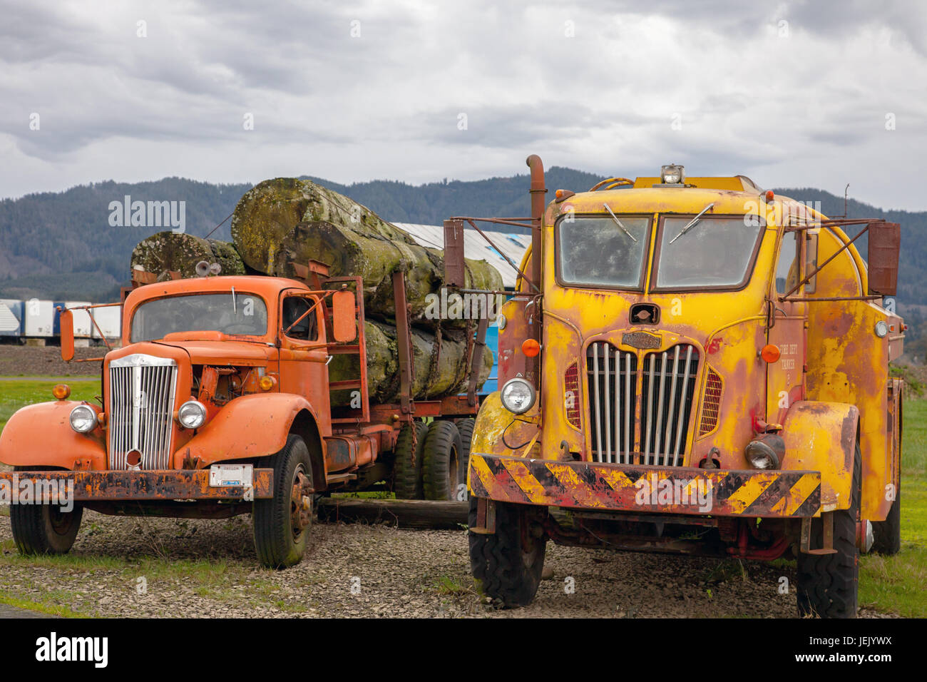 Oldtimer in Oregon USA Stock Photo - Alamy