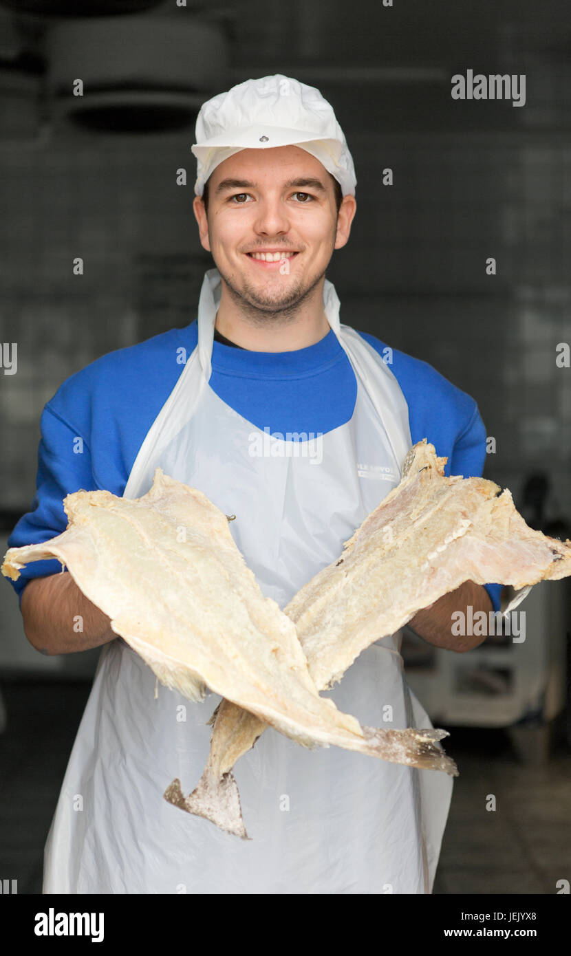 Smiling fishmonger hi-res stock photography and images - Alamy