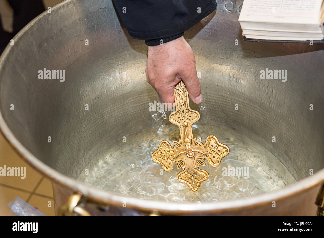 Baptismal water hi-res stock photography and images - Alamy