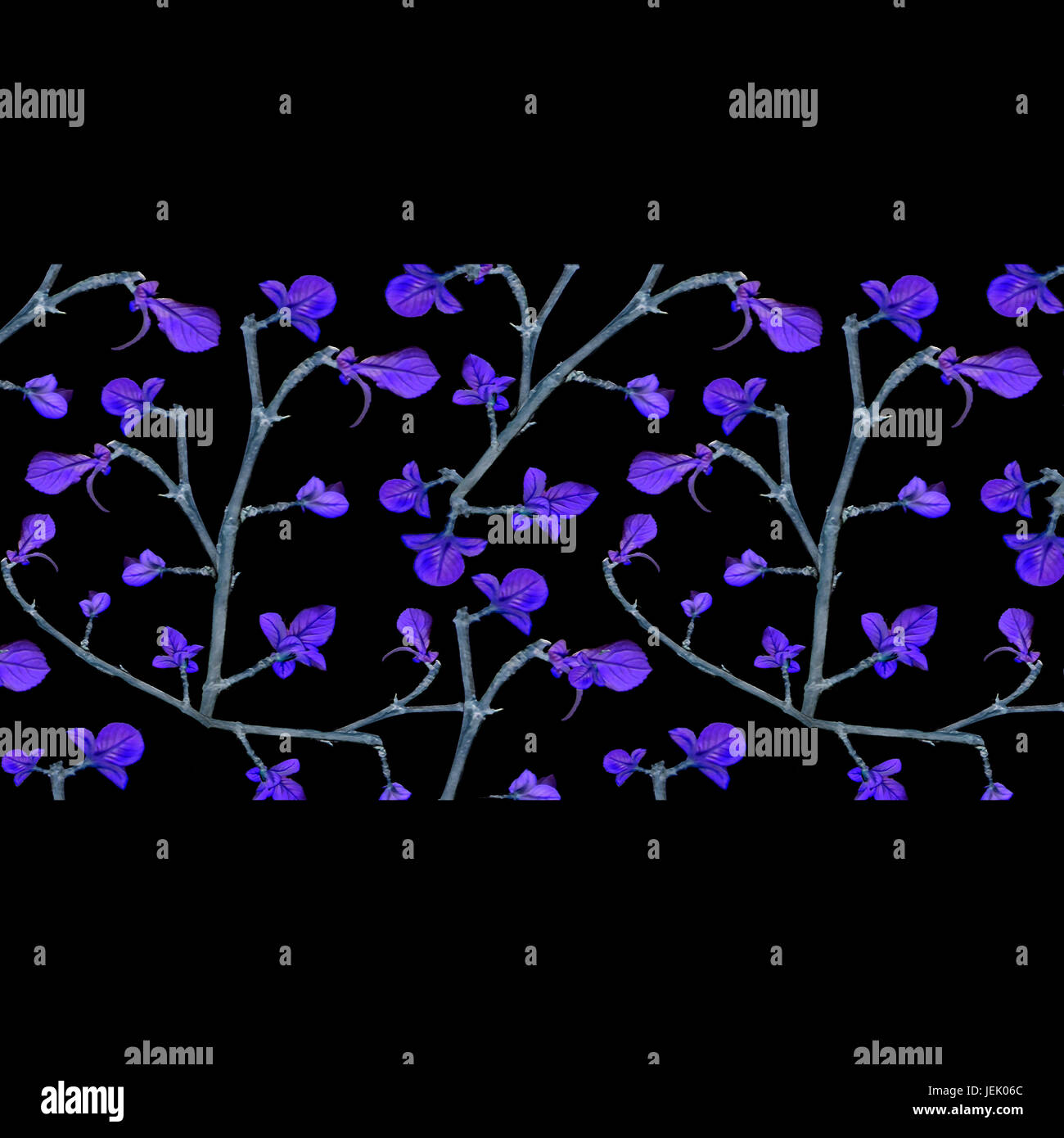 Floral stripe pattern hi-res stock photography and images - Alamy