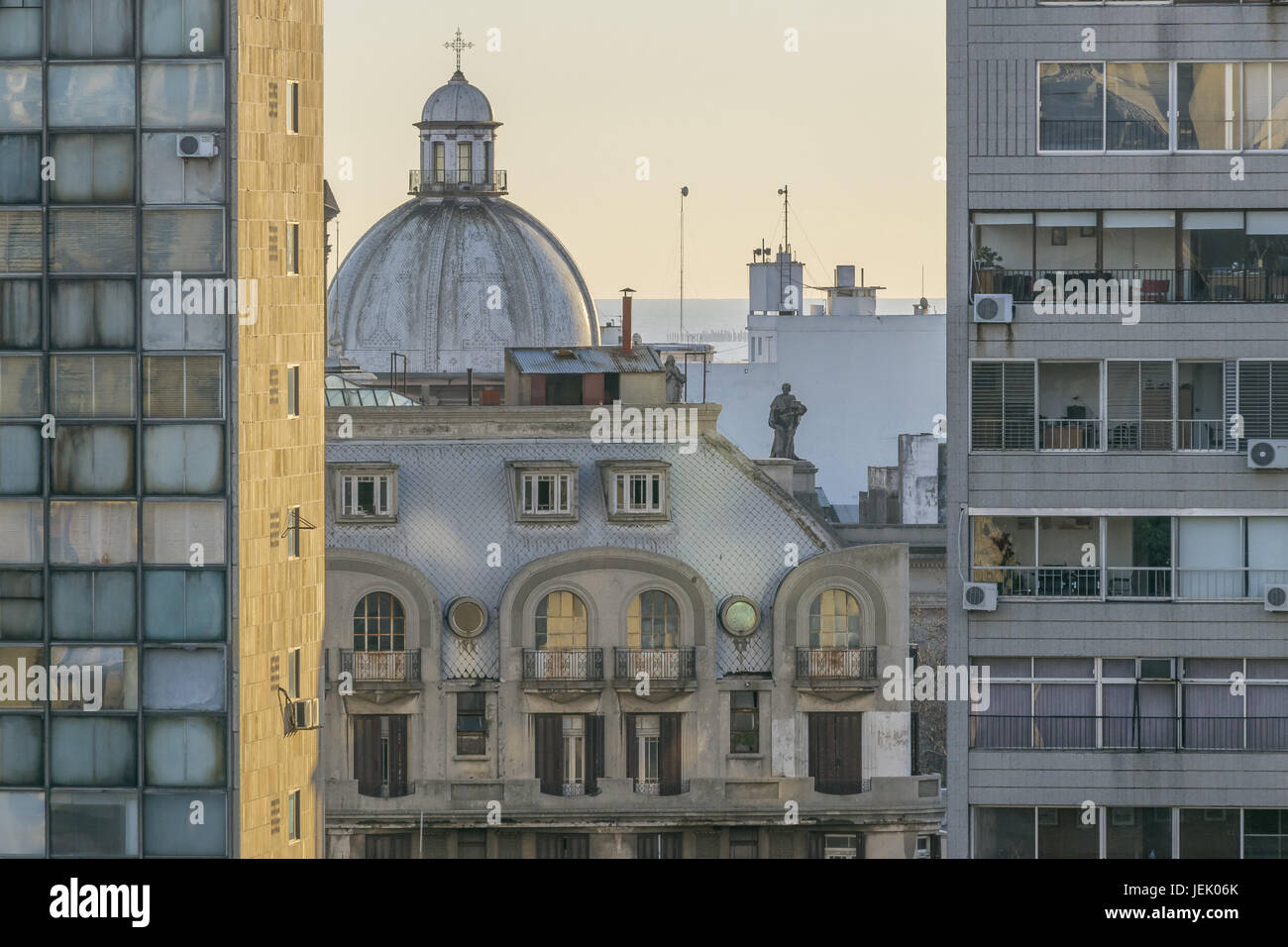 Montevideo Buildings Aerial View Stock Photo - Alamy