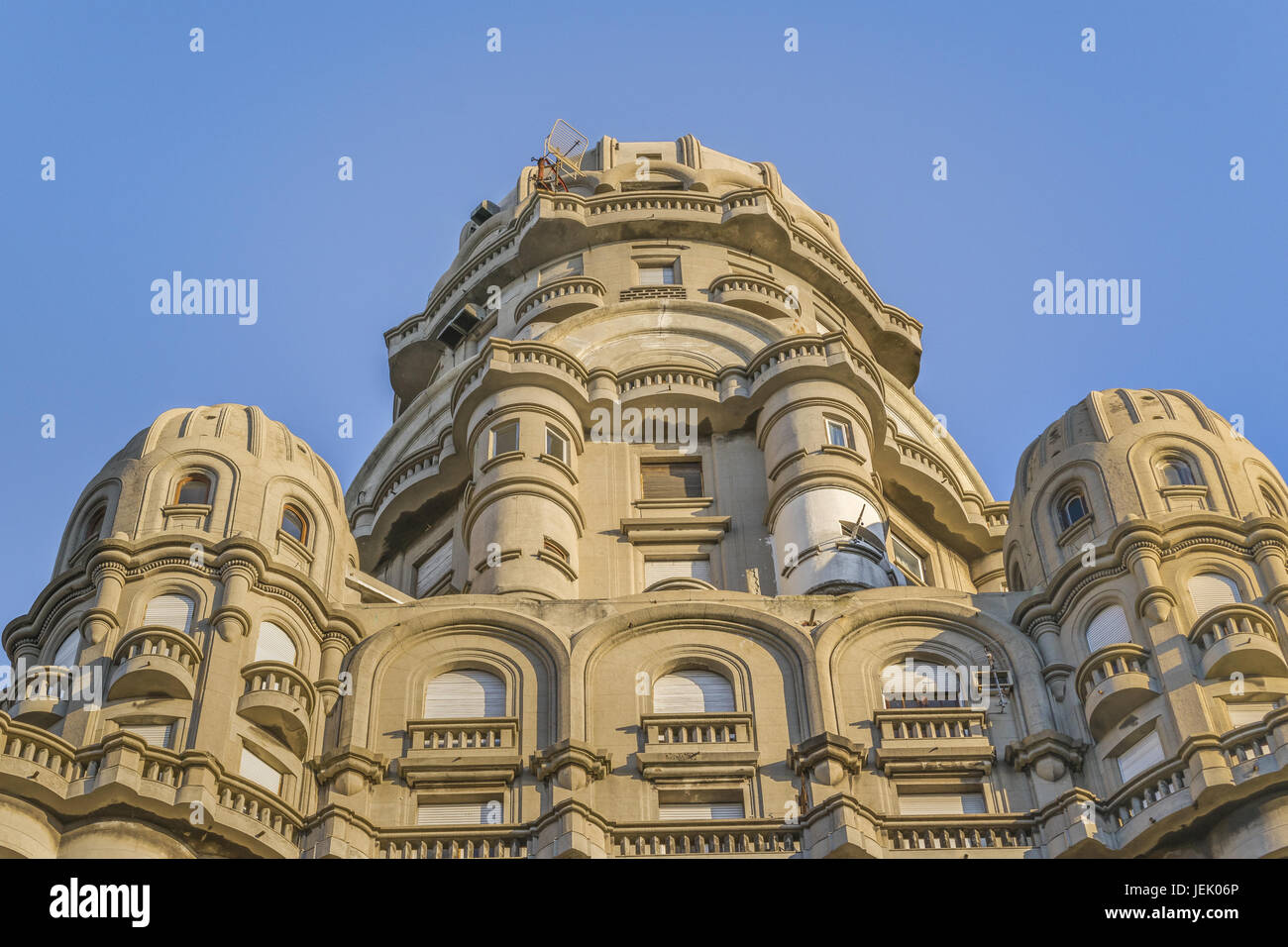 Montevideo Landmark Palacio Salvo Palace Stock Photo - Alamy