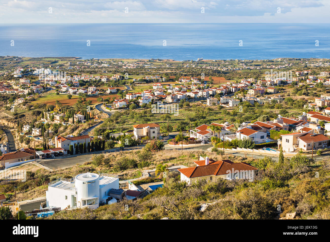 panoramic view of the village in Cyprus Stock Photo - Alamy