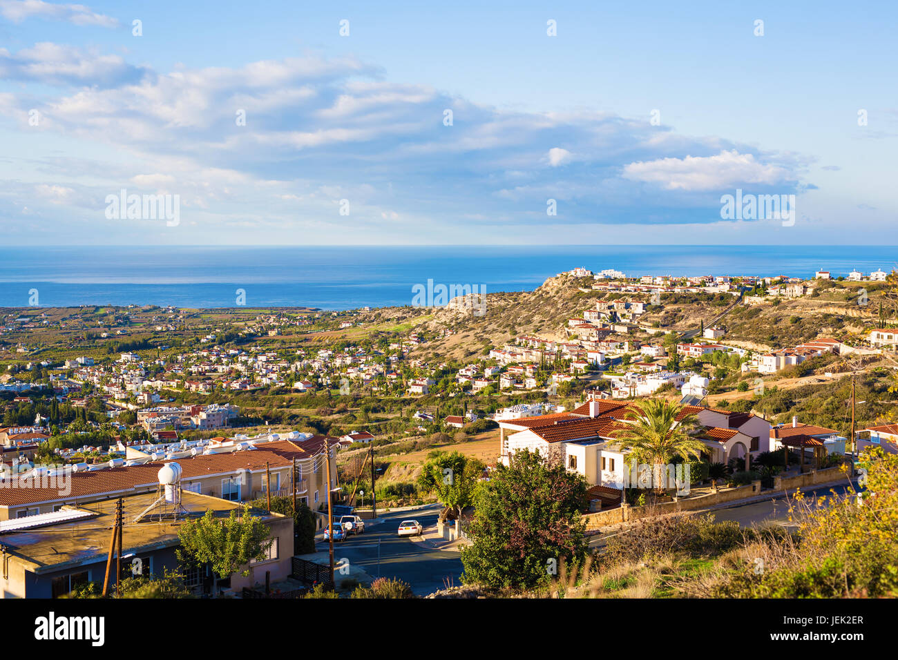 panoramic view of the village in Cyprus Stock Photo - Alamy