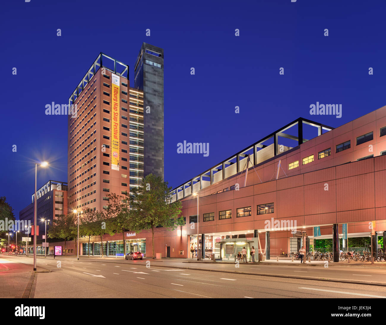 Interpolis headquarters at twilight. Interpolis is one of the main ...