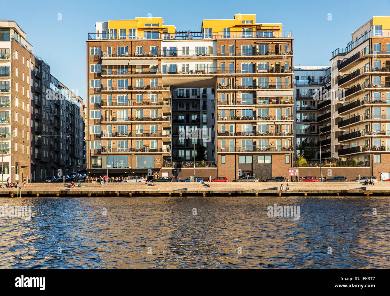 Buildings at sea Stock Photo - Alamy