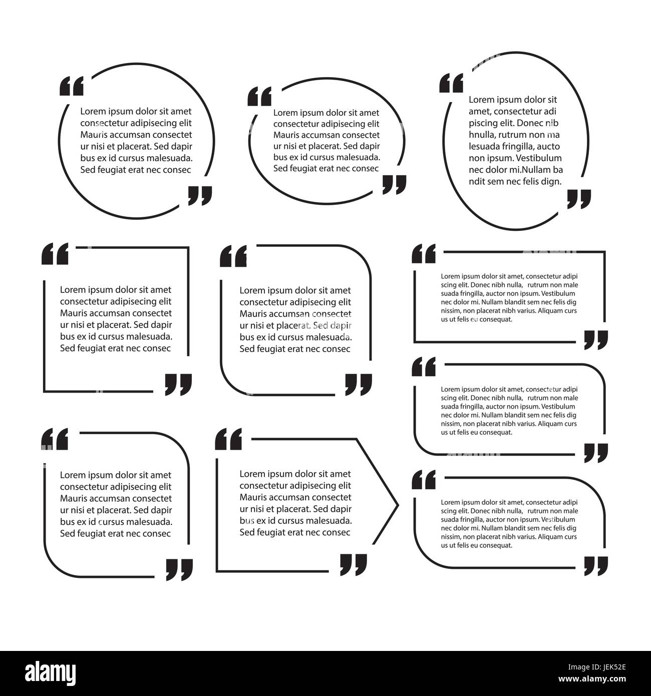 Quote sticker Stock Vector Images - Alamy