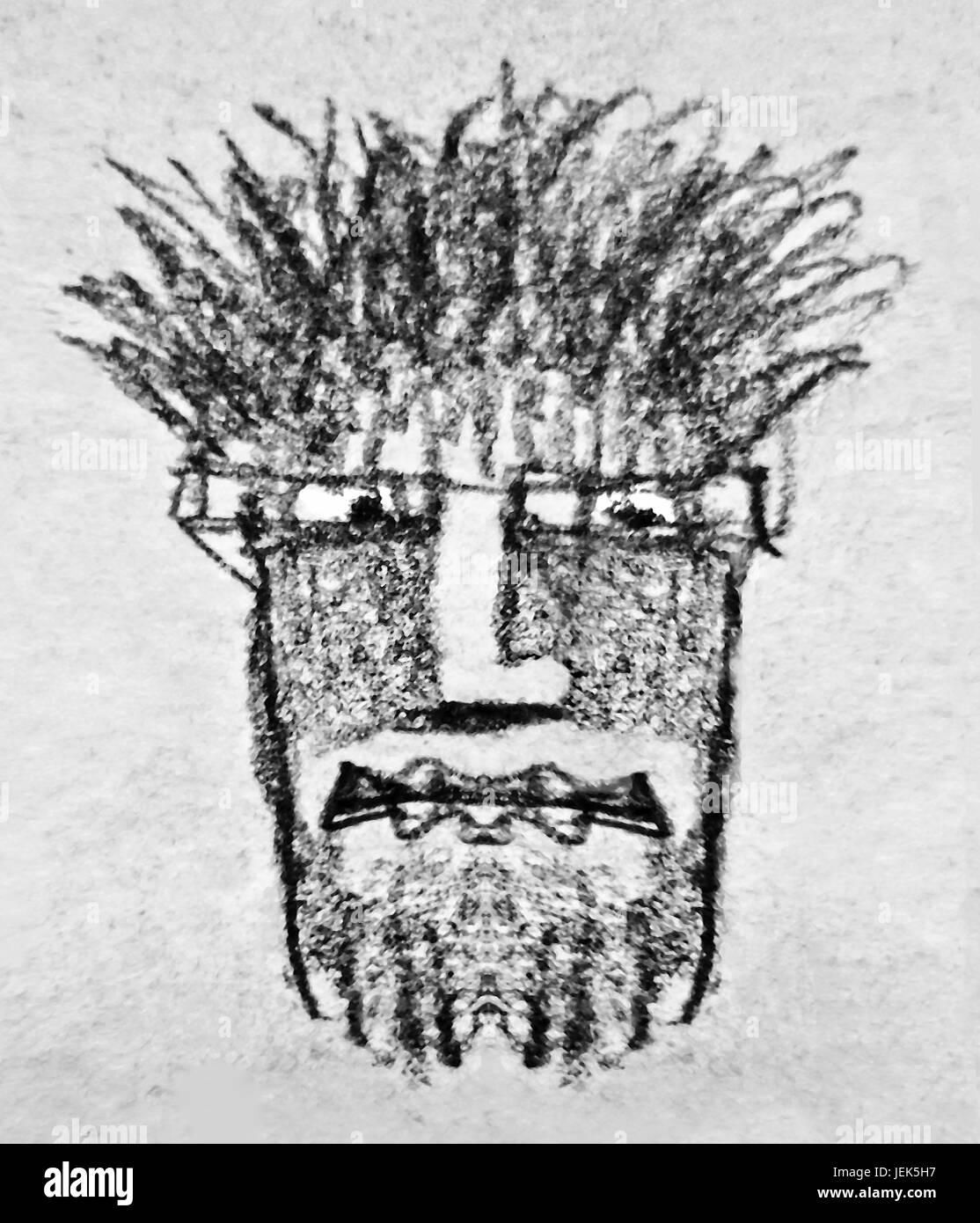 Dark Man with Glasses Stock Photo - Alamy