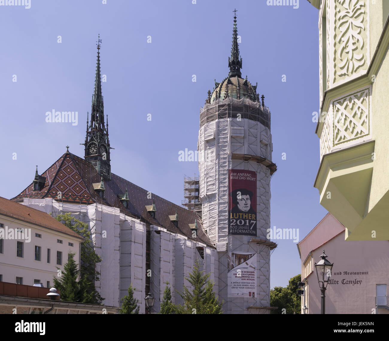 Wittenberg castle church hi-res stock photography and images - Alamy