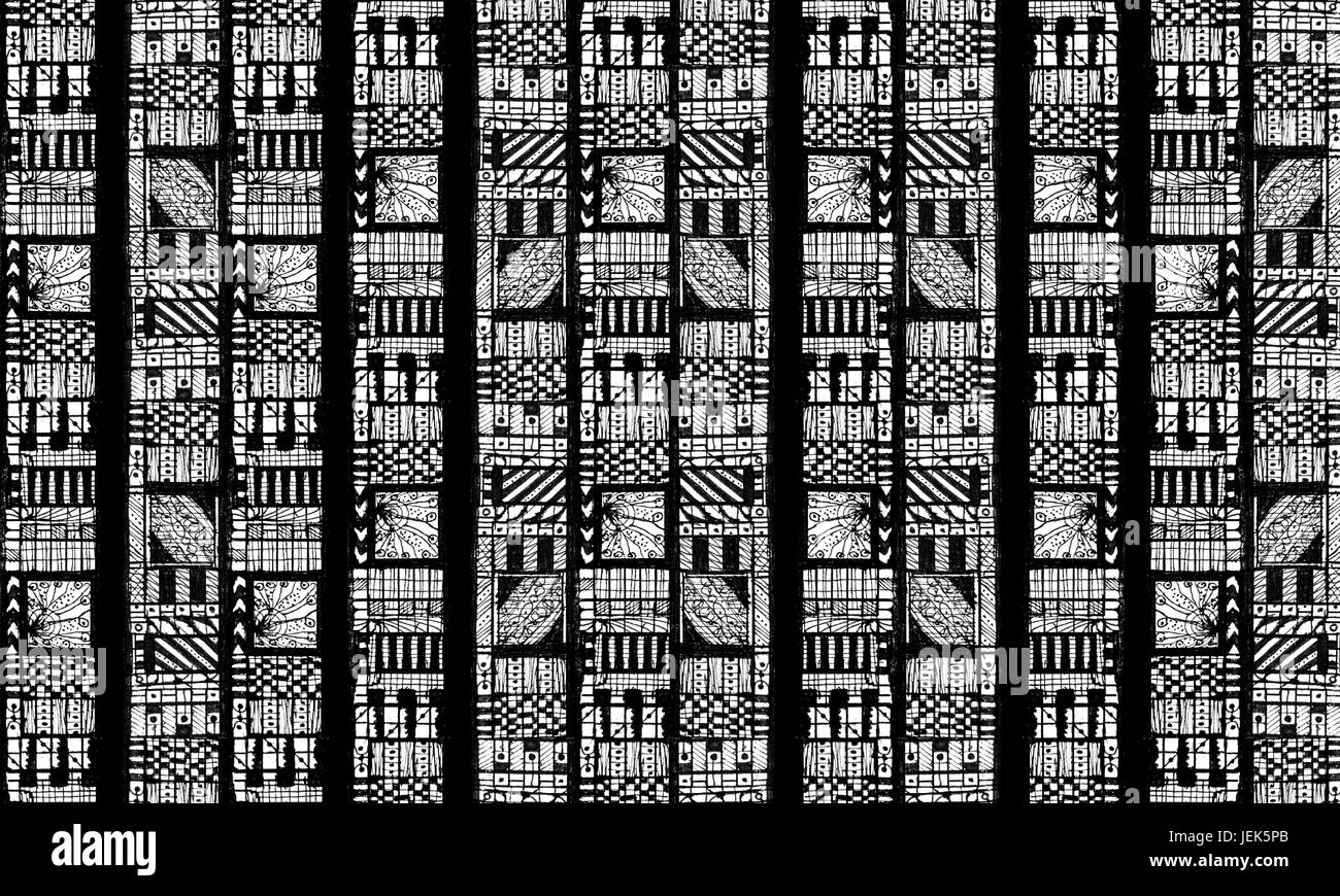 Black and white tribal pattern Black and White Stock Photos & Images ...