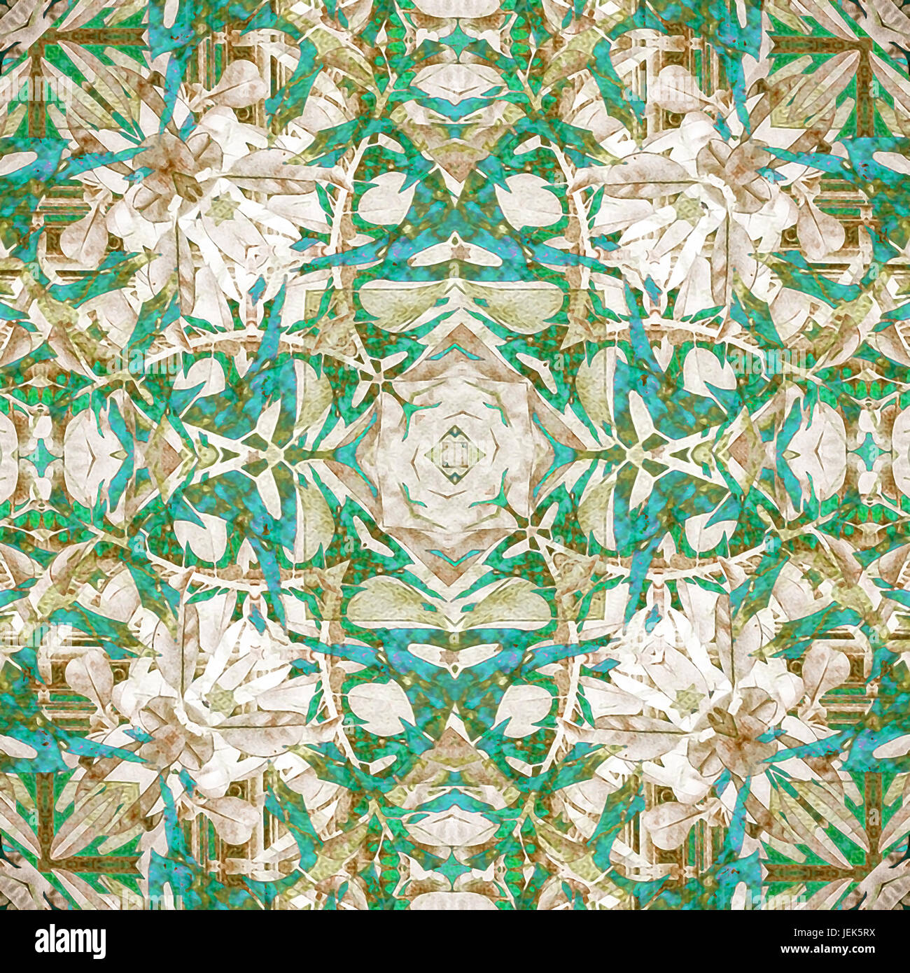 Ancient Arabesque Geometric Pattern Stock Photo - Alamy