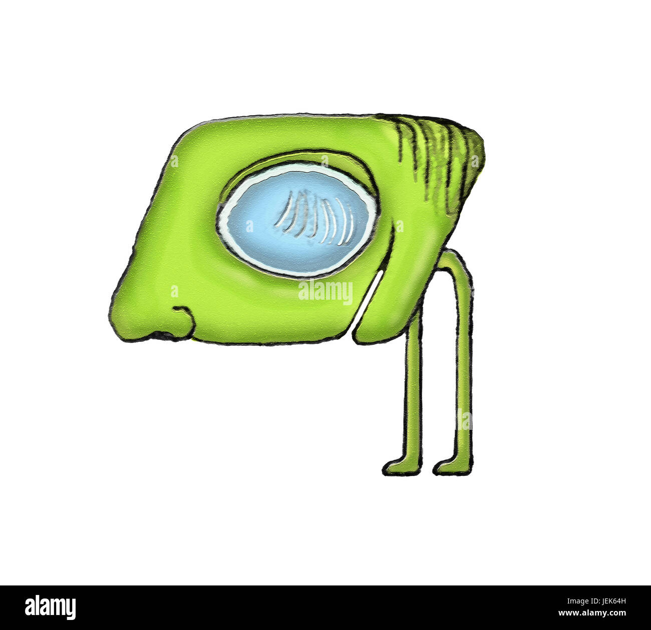 Funny Alien Monster Character Stock Photo - Alamy