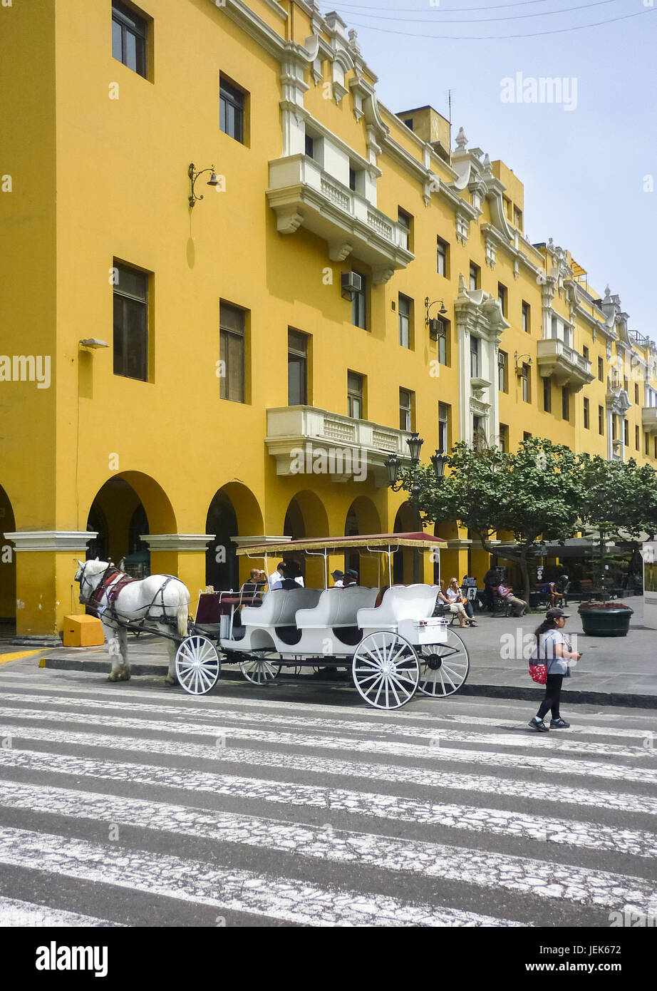 Historic Center of Lima in Peru Stock Photo - Alamy