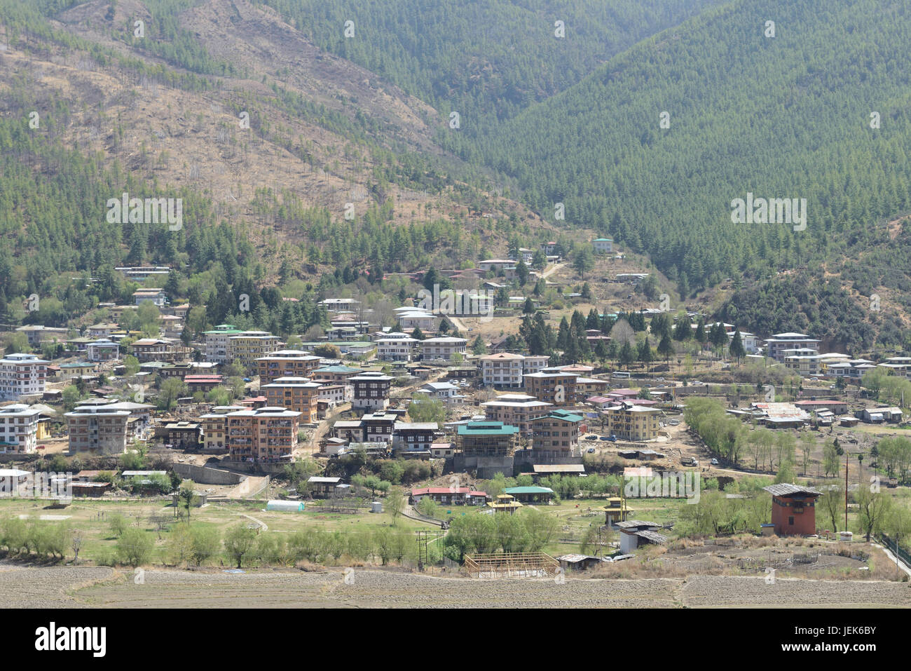 Thimphu city, Bhutan, asia Stock Photo - Alamy