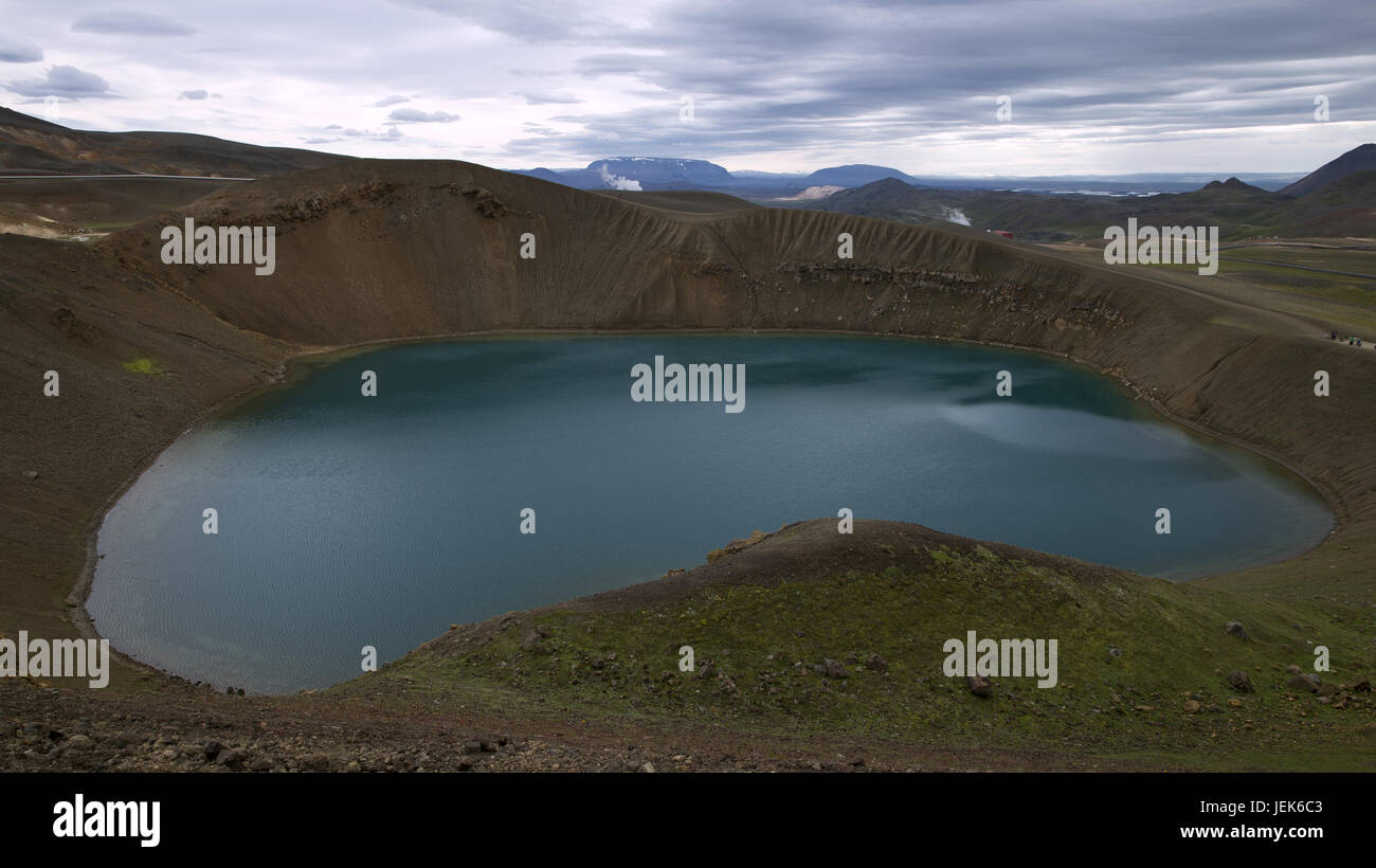 Volcanic crater in caldera hi-res stock photography and images - Alamy