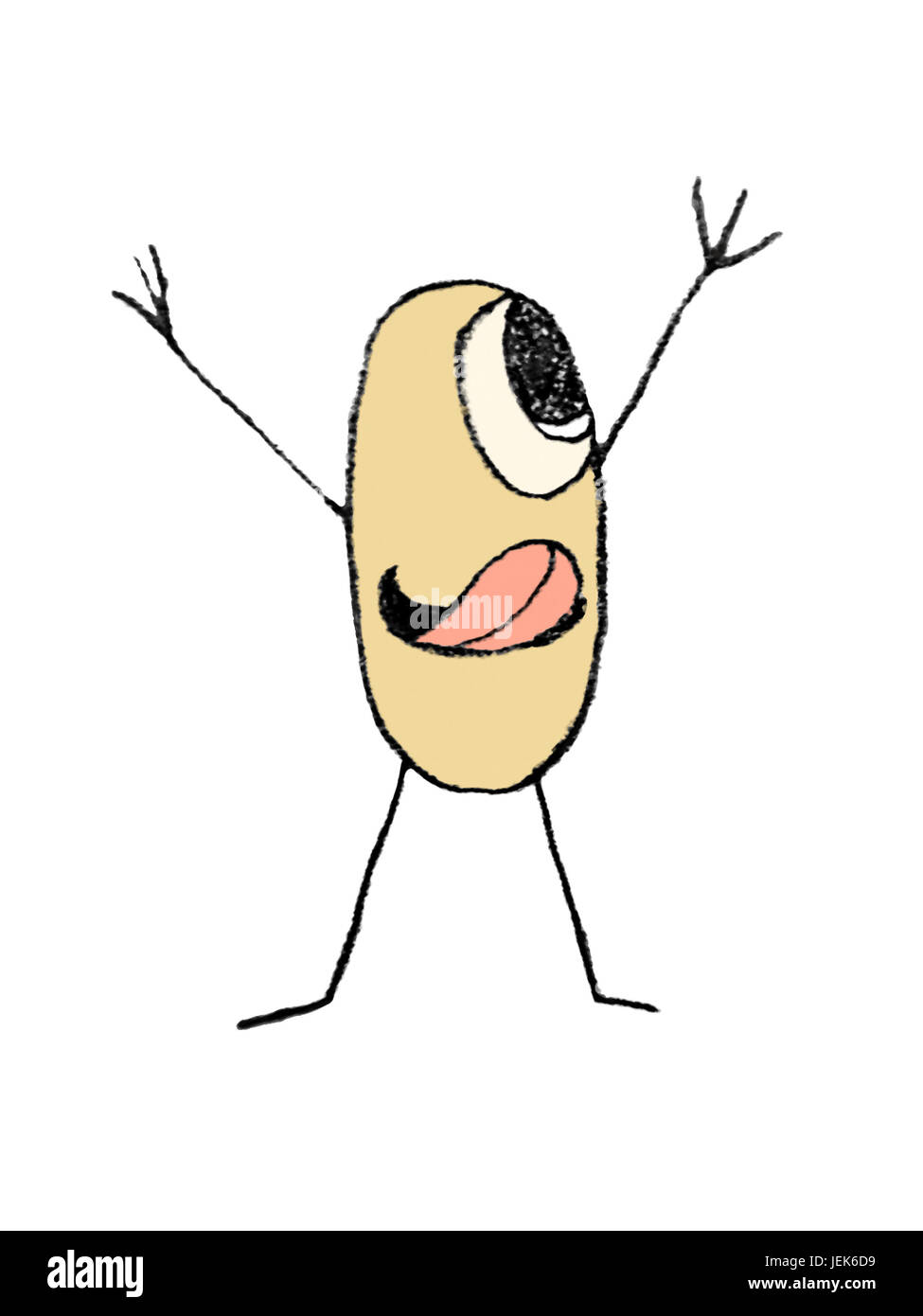 Funny Hungry Cartoon