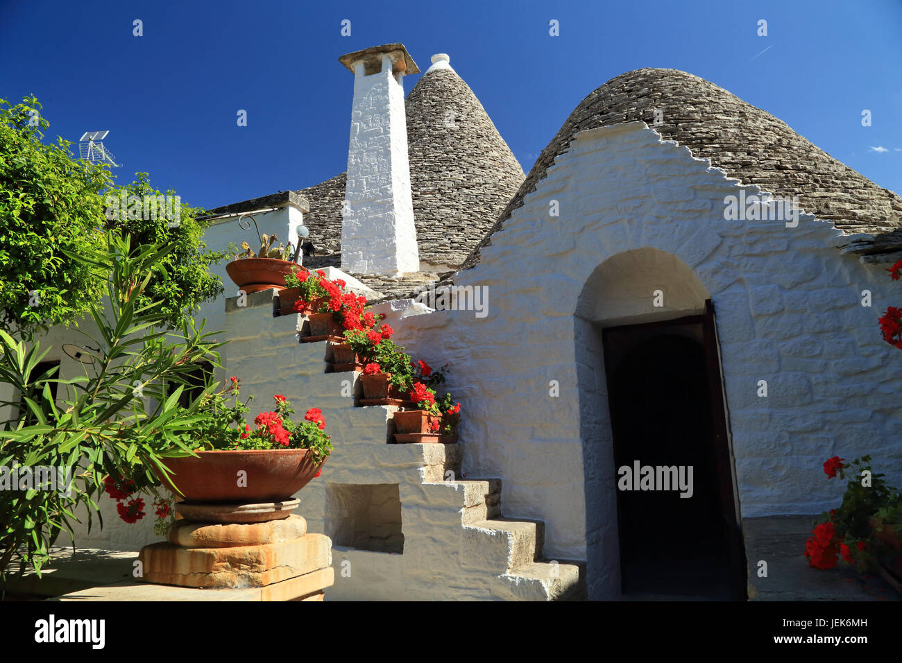 Alberobello trulli houses Stock Photo - Alamy