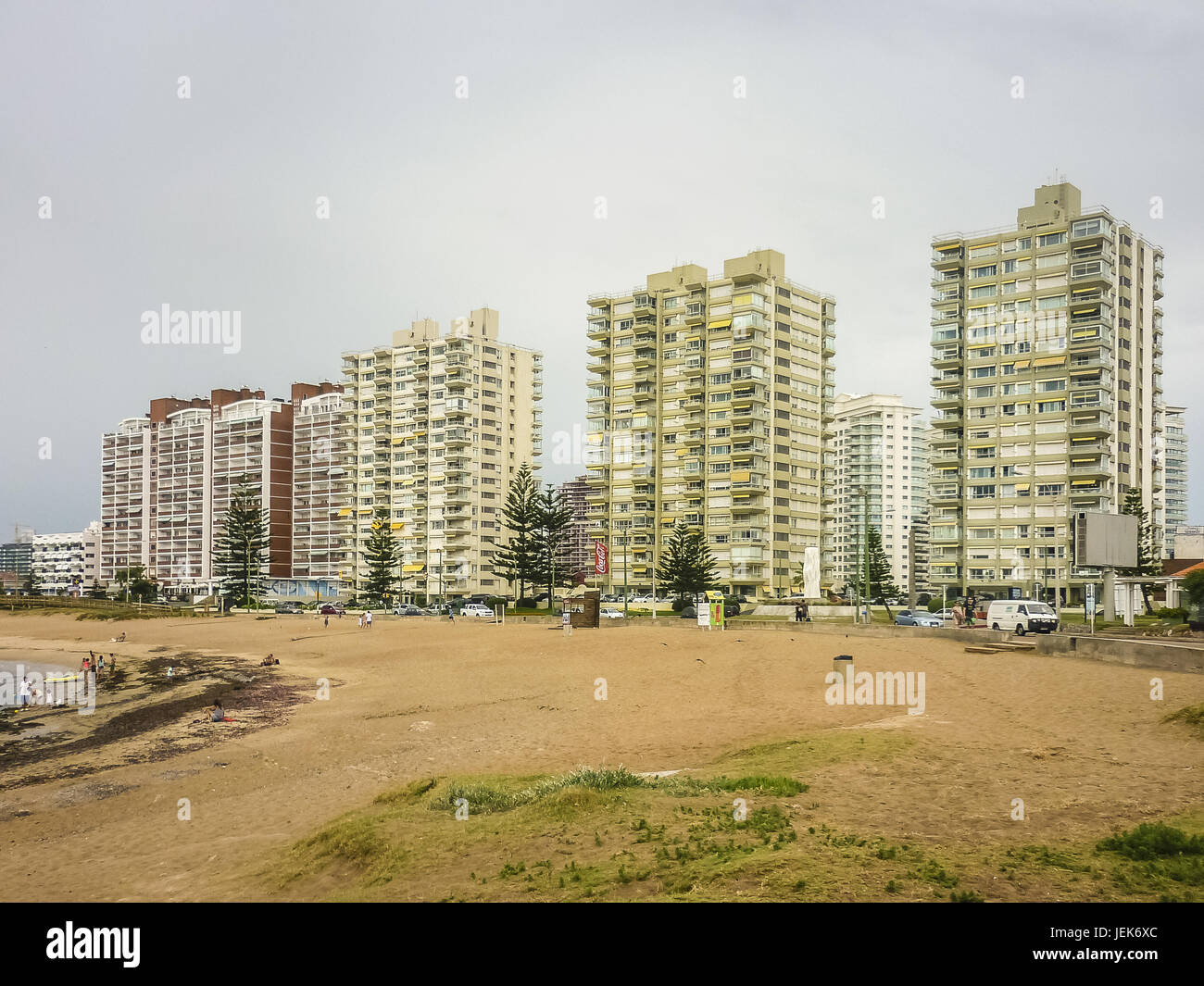 Modern Buildings at the Beach Stock Photo - Alamy