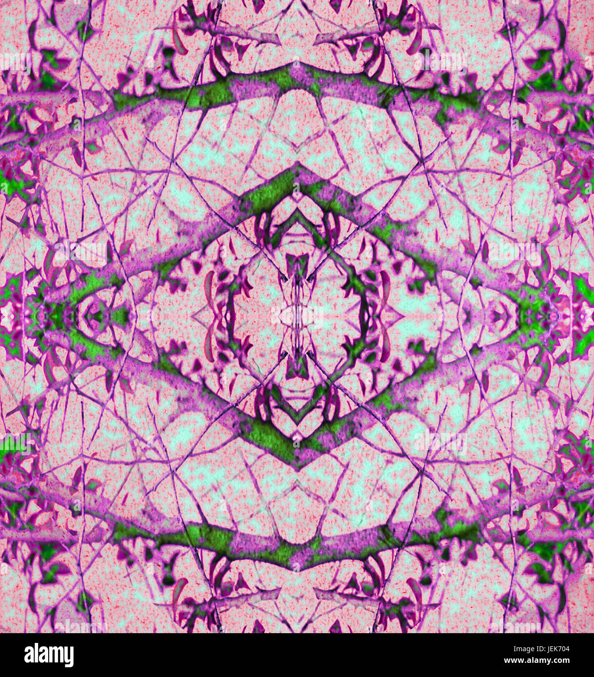 Modern Floral Pattern Collage Design Stock Photo - Alamy