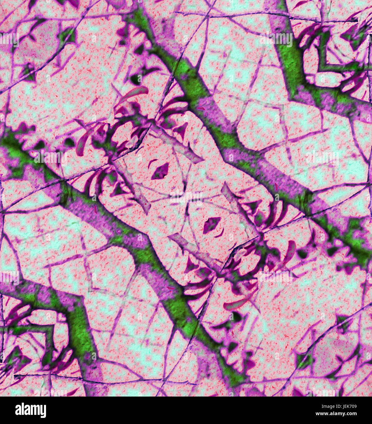 Modern Floral Pattern Collage Design Stock Photo - Alamy