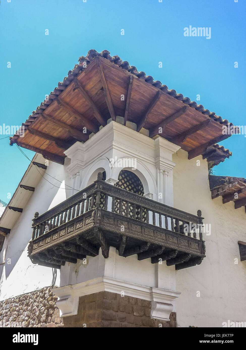 Spanish Colonial Style Balcony Stock Photo - Alamy