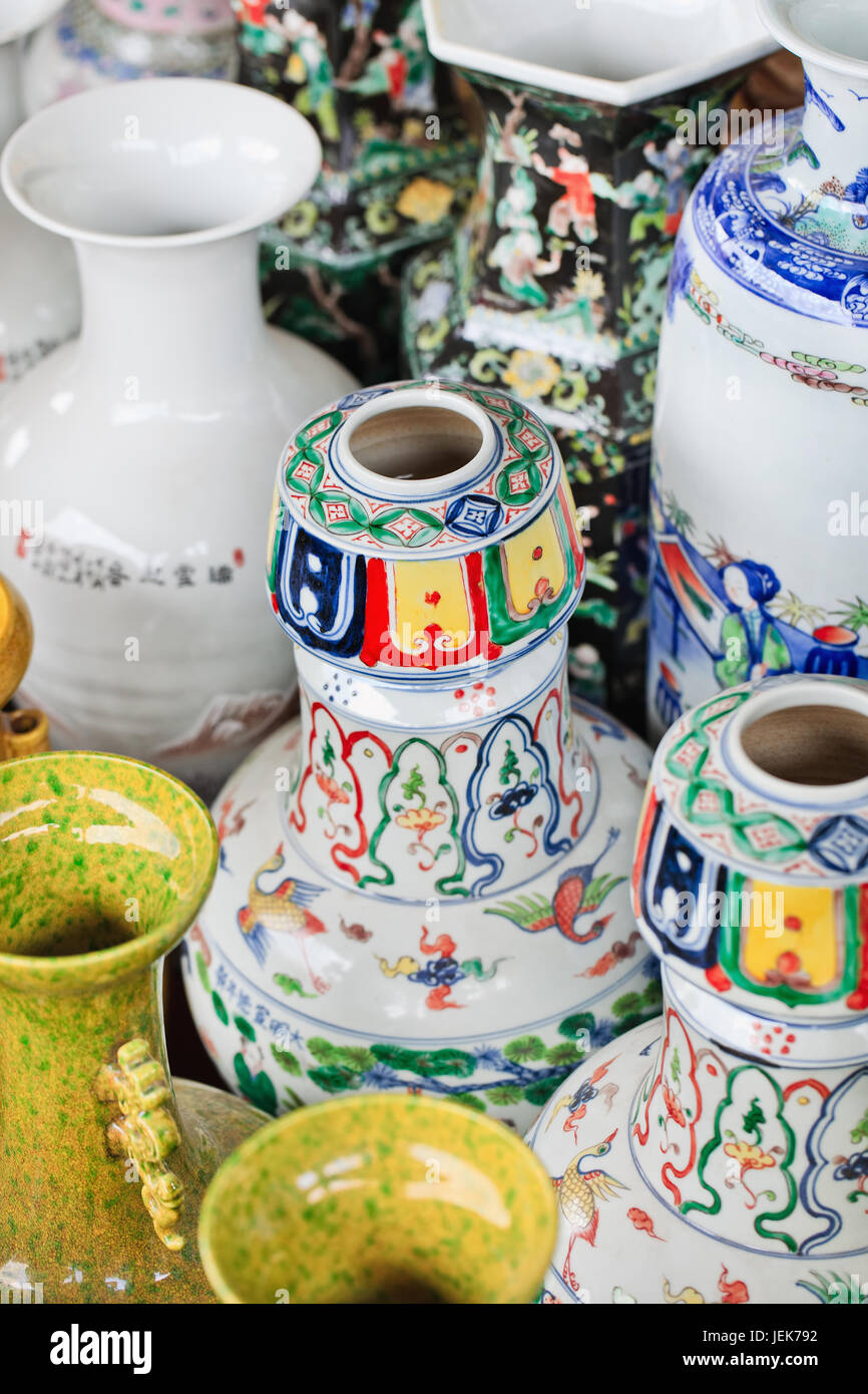 Handmade pottery decorated hi-res stock photography and images - Alamy