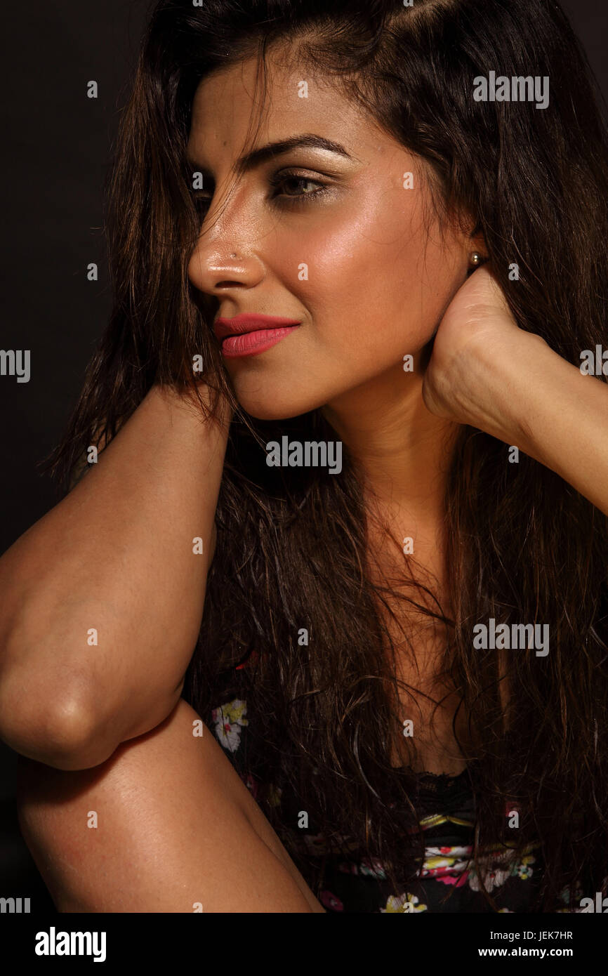 Indian model Rachel, india, asia, NOMR Stock Photo - Alamy
