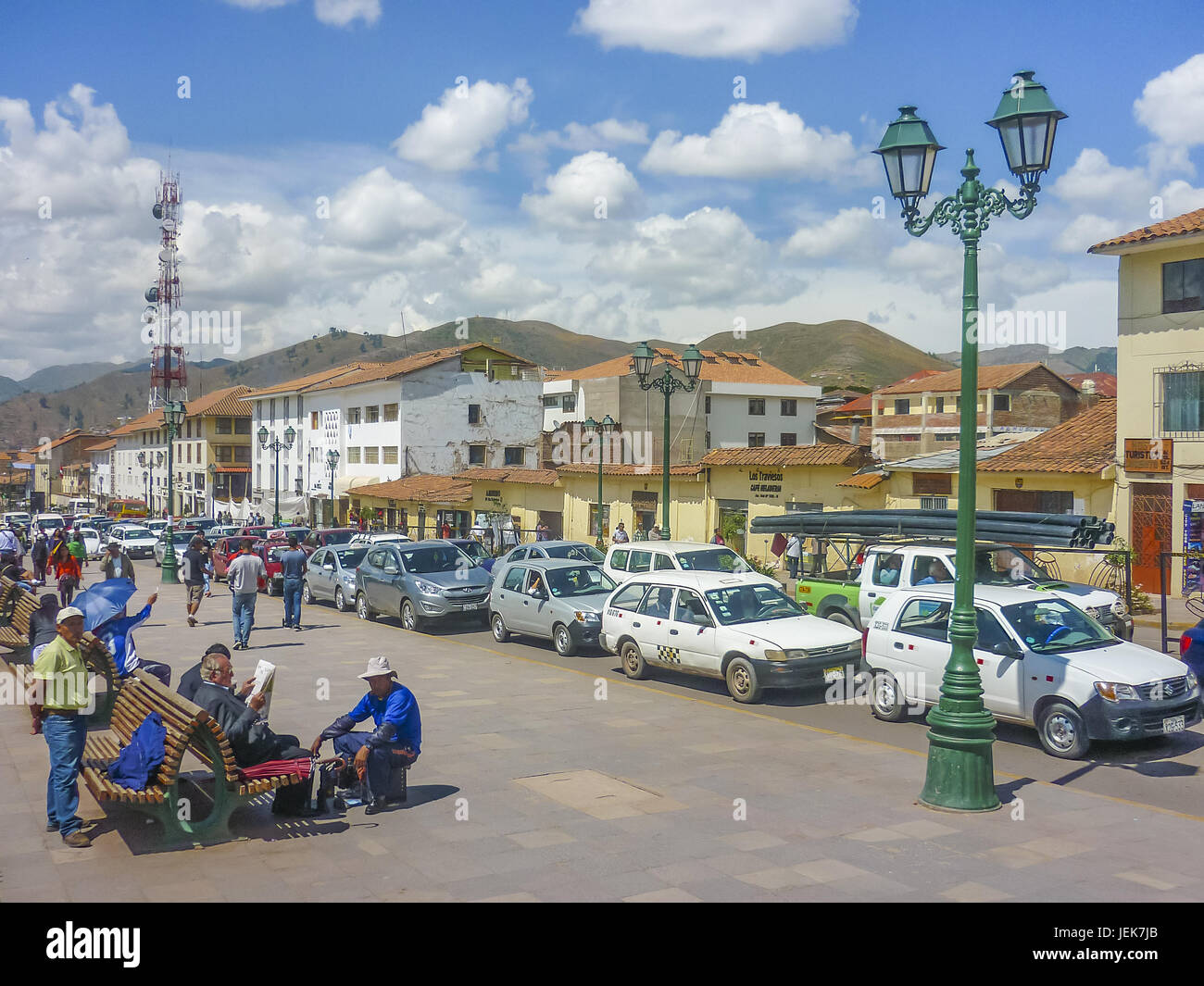 Peru cusco walking street hi-res stock photography and images - Alamy
