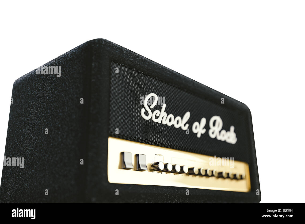 guitar amplifier isolated on white background Stock Photo - Alamy