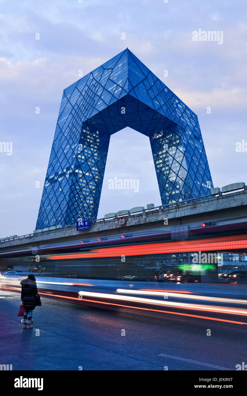 Cctv headquarters beijing night hi-res stock photography and images - Alamy