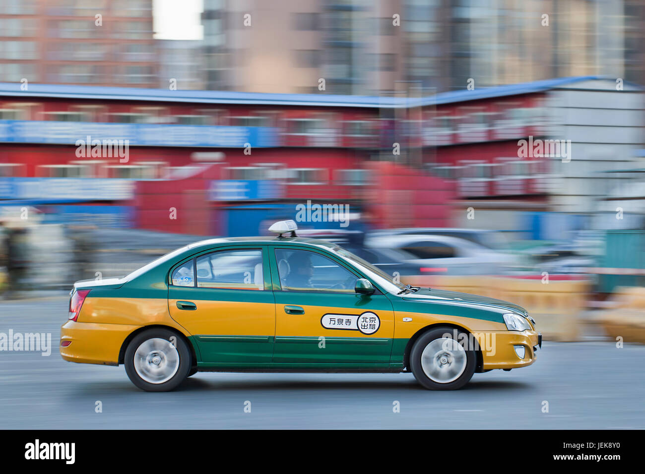 BEIJING-NOV. 28. Taxi on the road. Beijing’s new middle class switches ...
