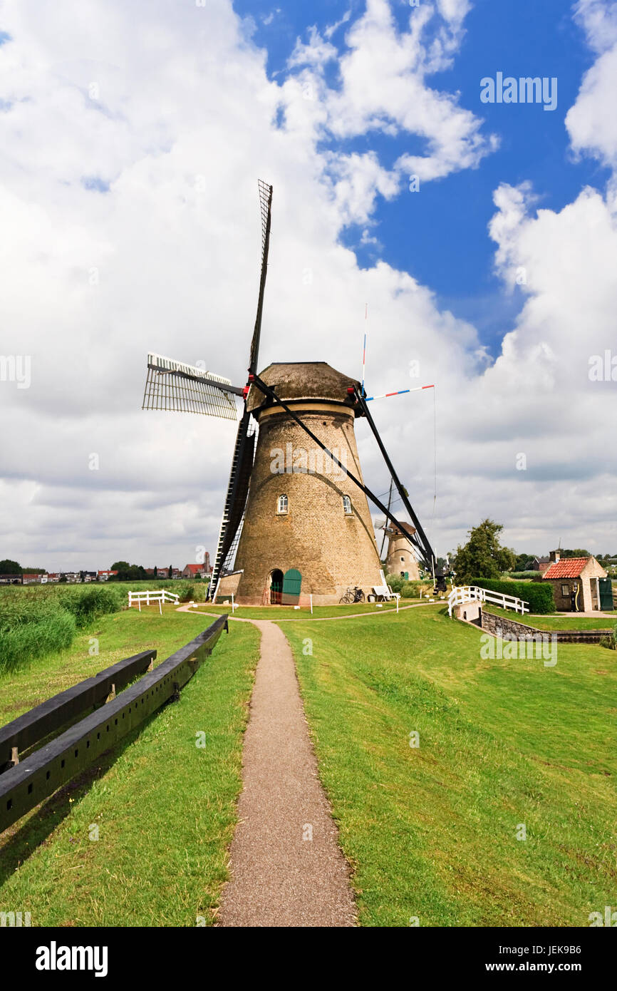 Ancient dutch windmill hi-res stock photography and images - Alamy
