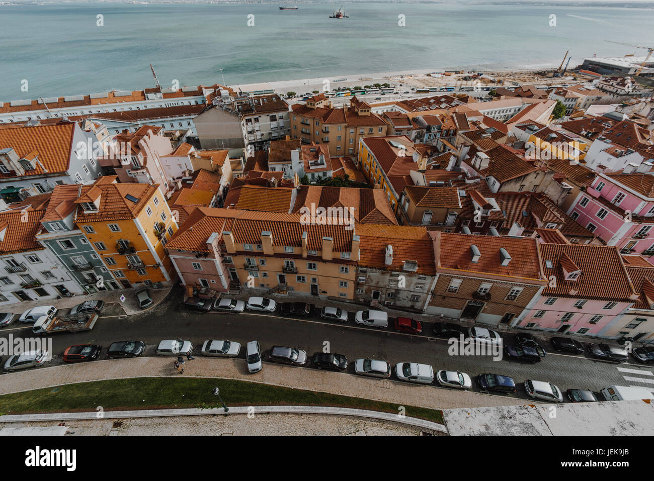 Aerial view of lisbon hi-res stock photography and images - Alamy