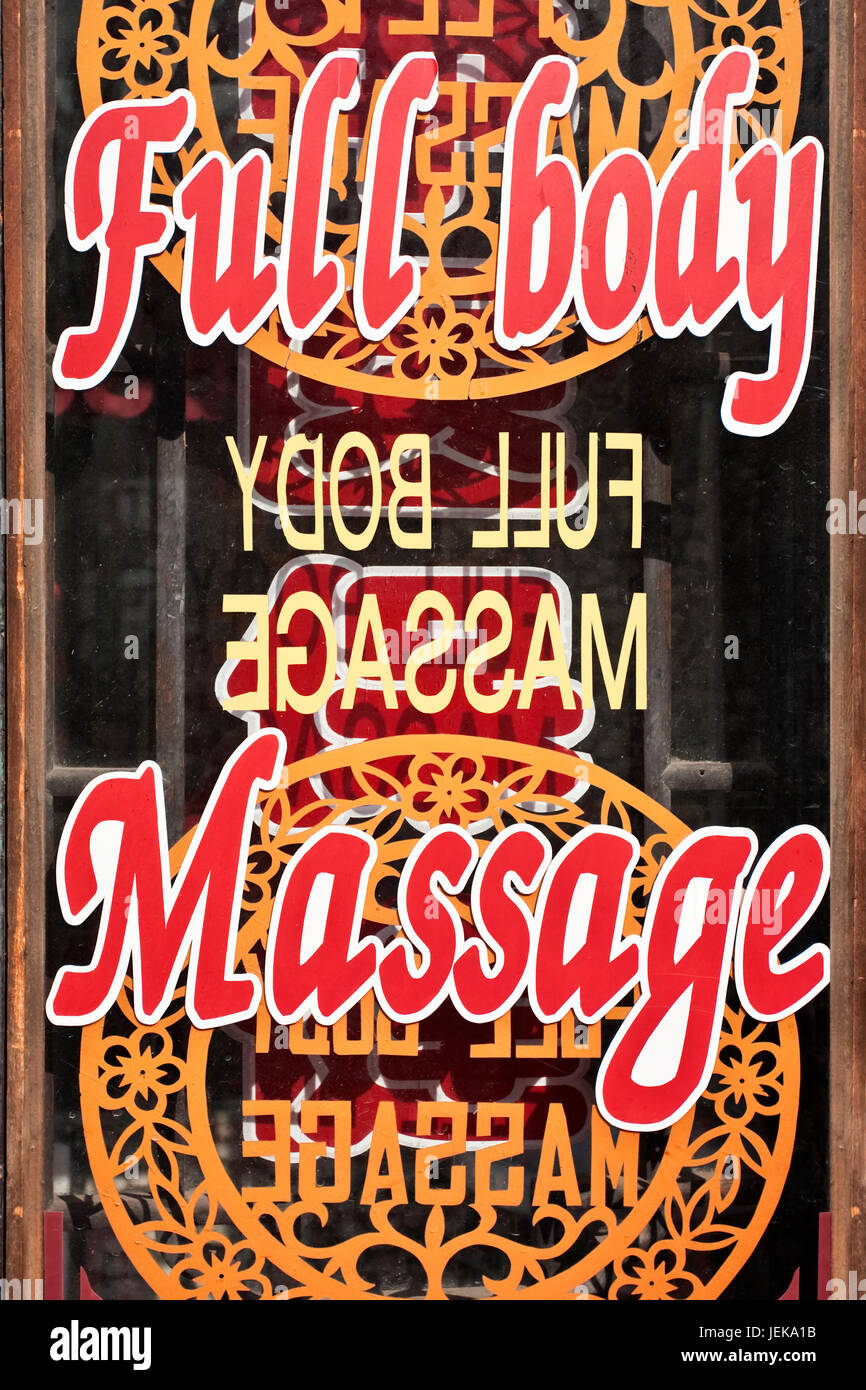 Massage shop window hi-res stock photography and images - Alamy