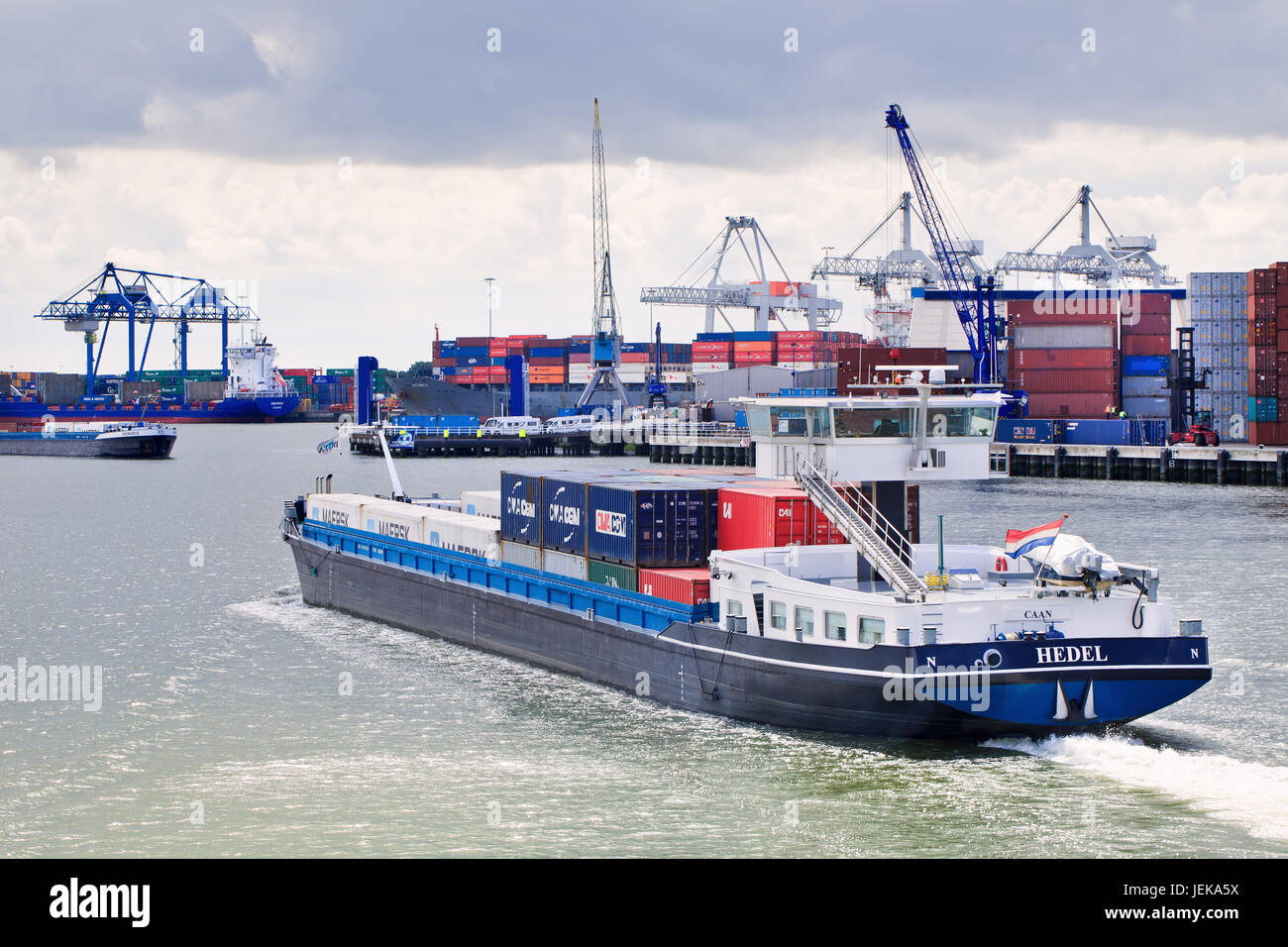 ROTTERDAM-AUG. 7, 2012. Vessel on Aug. 7 in Rotterdam. The Port of ...