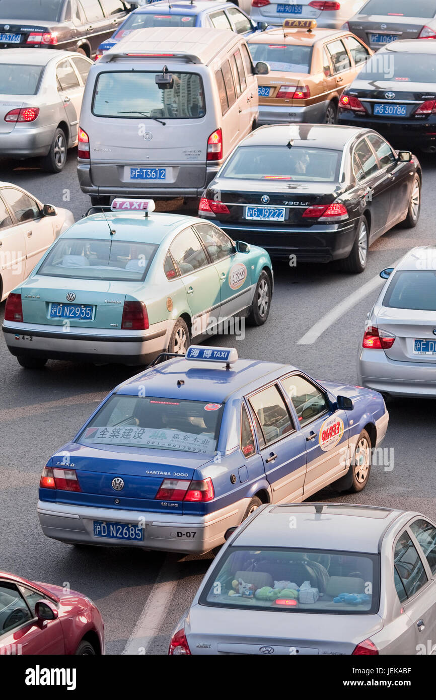 Traffic Congestion Shanghai China Stock Photos & Traffic Congestion ...