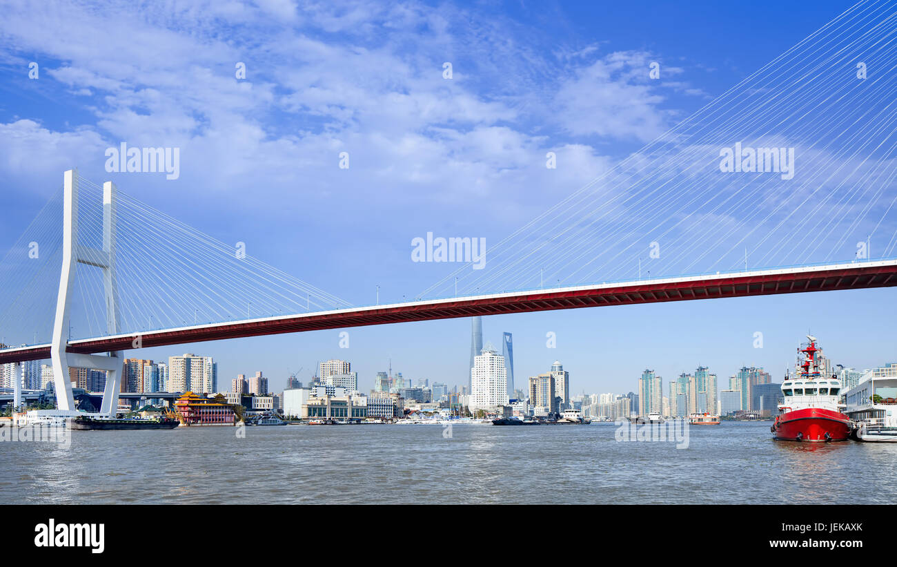 Huangpu bridge hi-res stock photography and images - Alamy