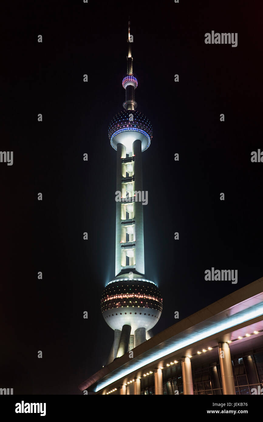 Oriental Pearl Tower on Nov. 21, 2010 in Shanghai. The Oriental Pearl ...