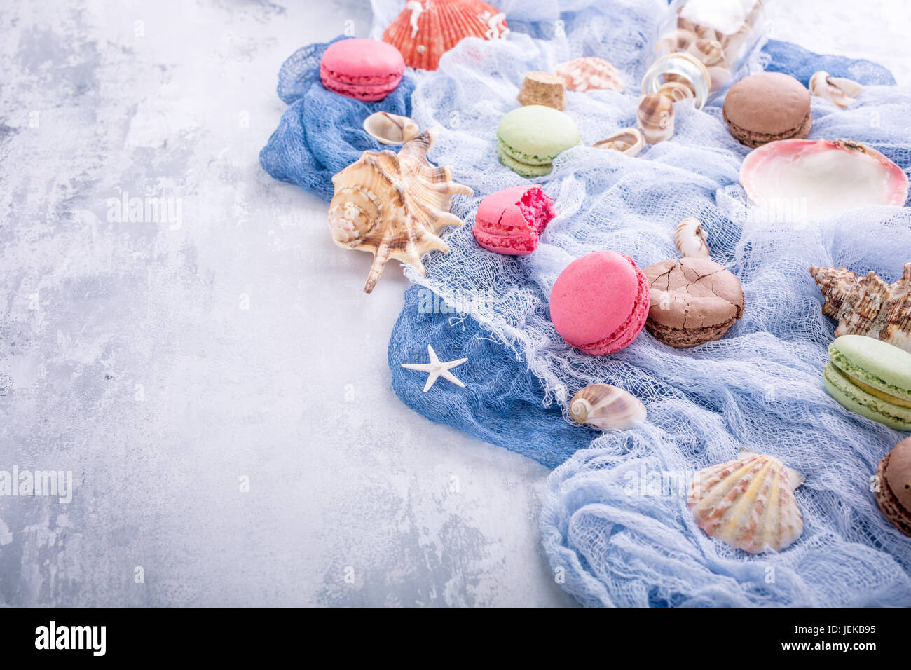 Seashell cookies hi-res stock photography and images - Alamy