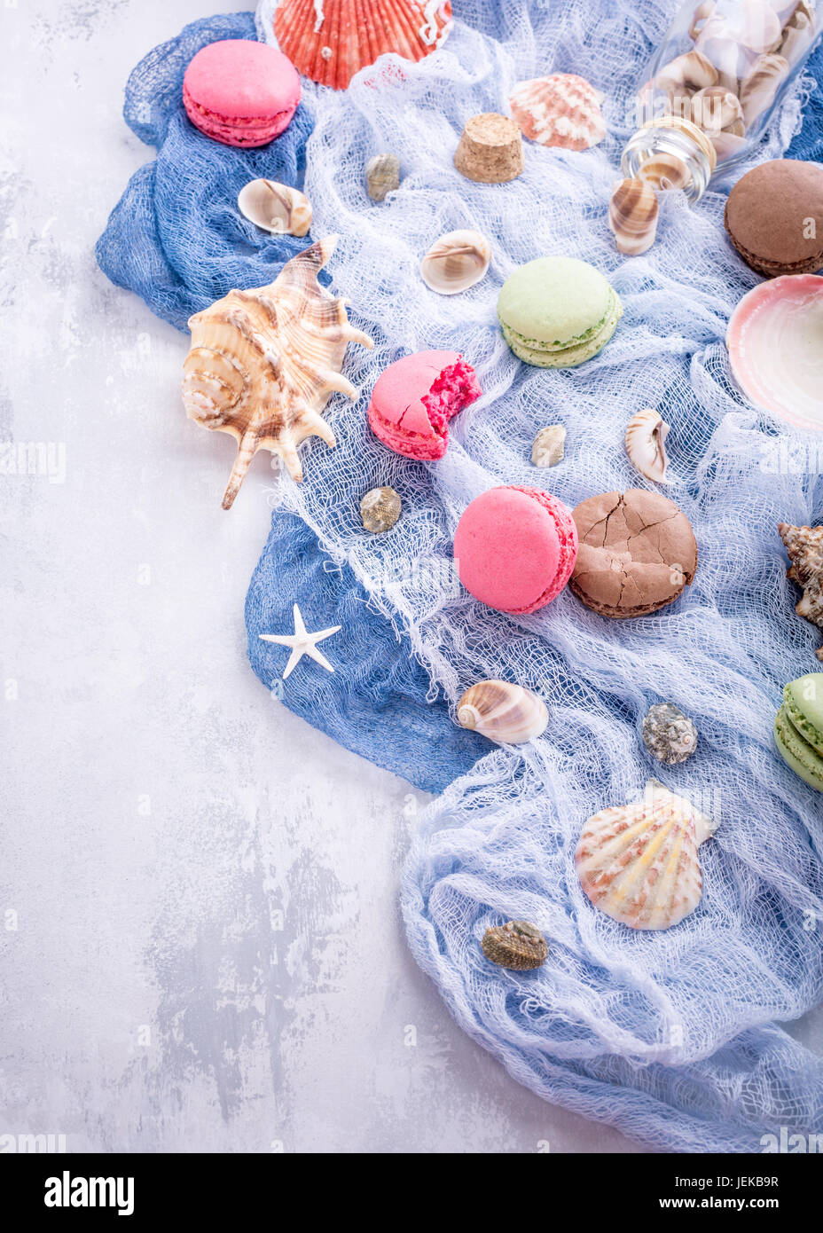 Seashell cookies hi-res stock photography and images - Alamy