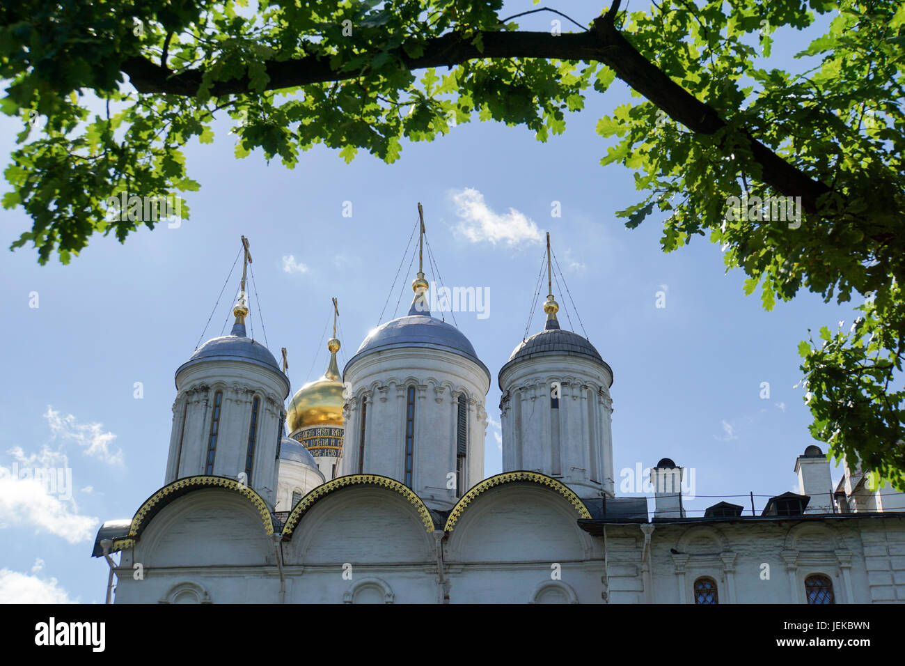 Cathedral of Our Lady in Moscow Novodevichy convent Stock Photo - Alamy