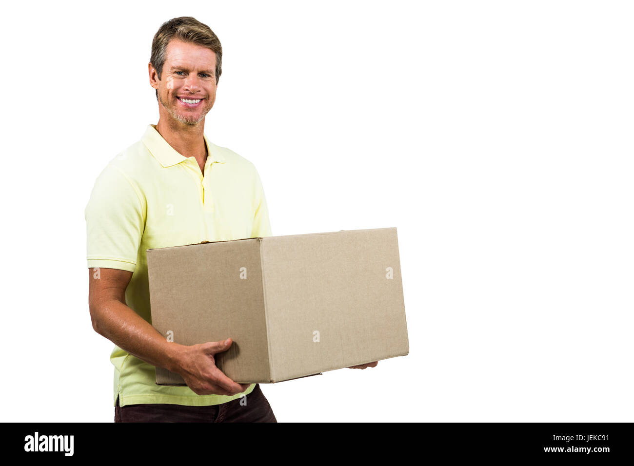 Holding cool box Cut Out Stock Images & Pictures - Alamy