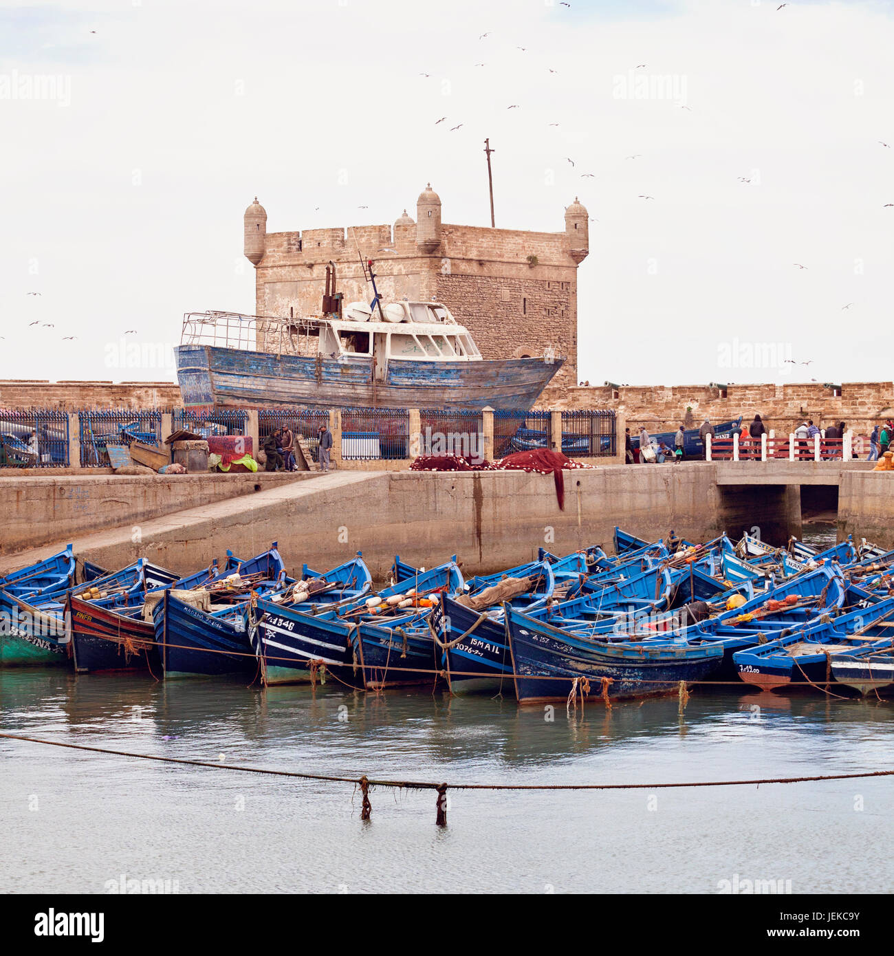 Traditional moroccan boats hi-res stock photography and images - Alamy