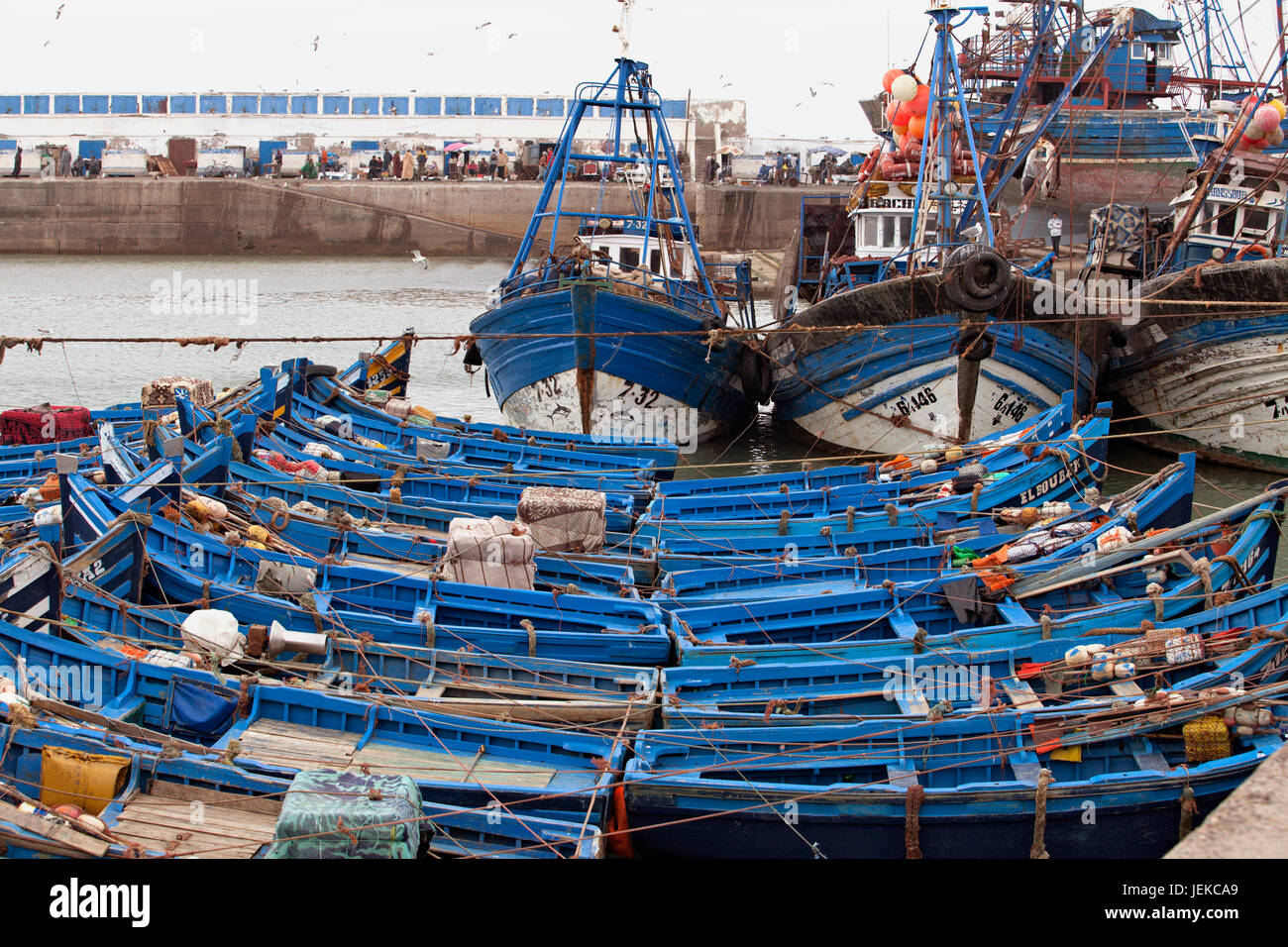 Traditional moroccan boats hi-res stock photography and images - Alamy