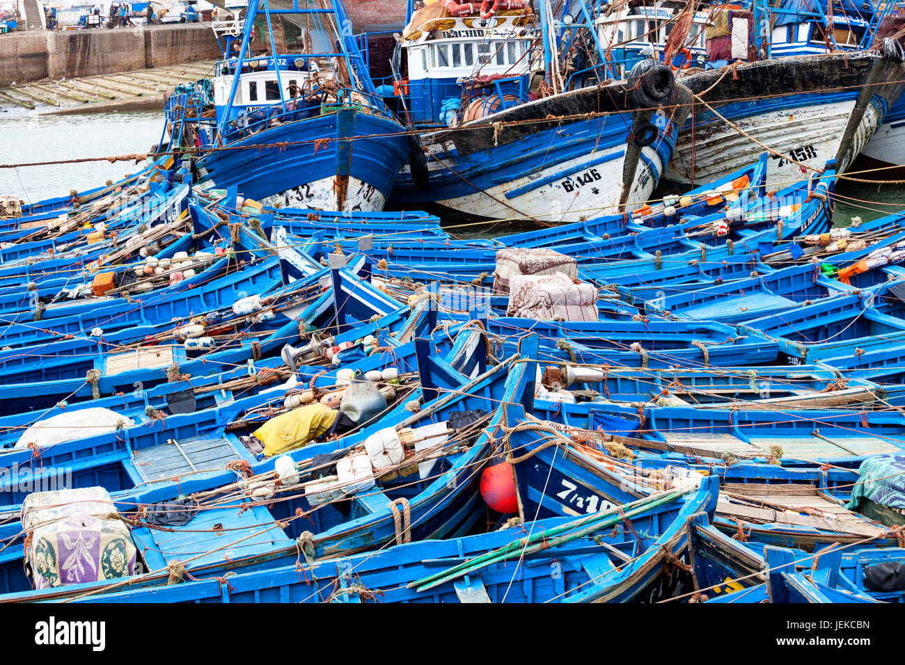 Traditional moroccan boats hi-res stock photography and images - Alamy