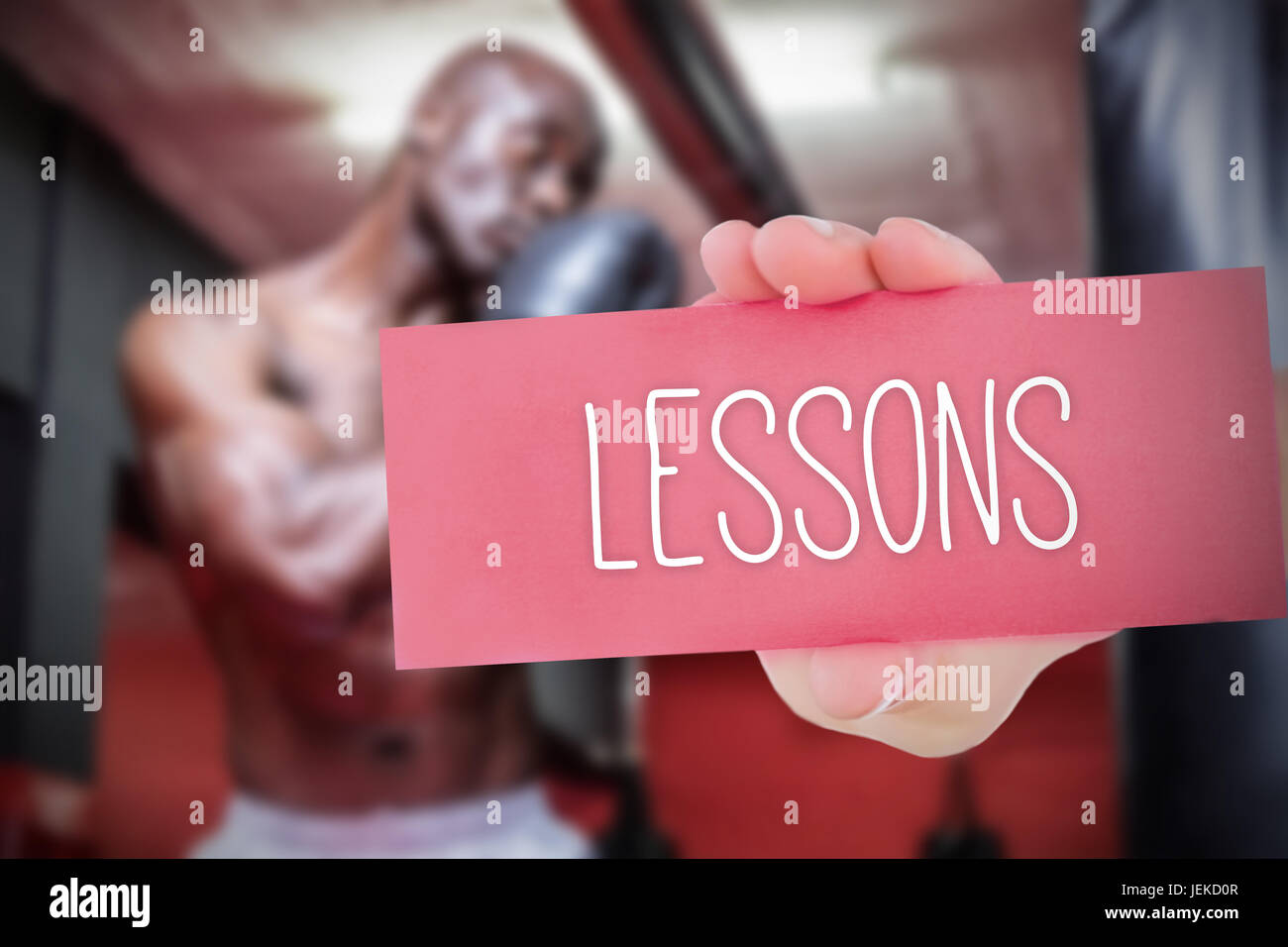 Lessons against people background Stock Photo - Alamy