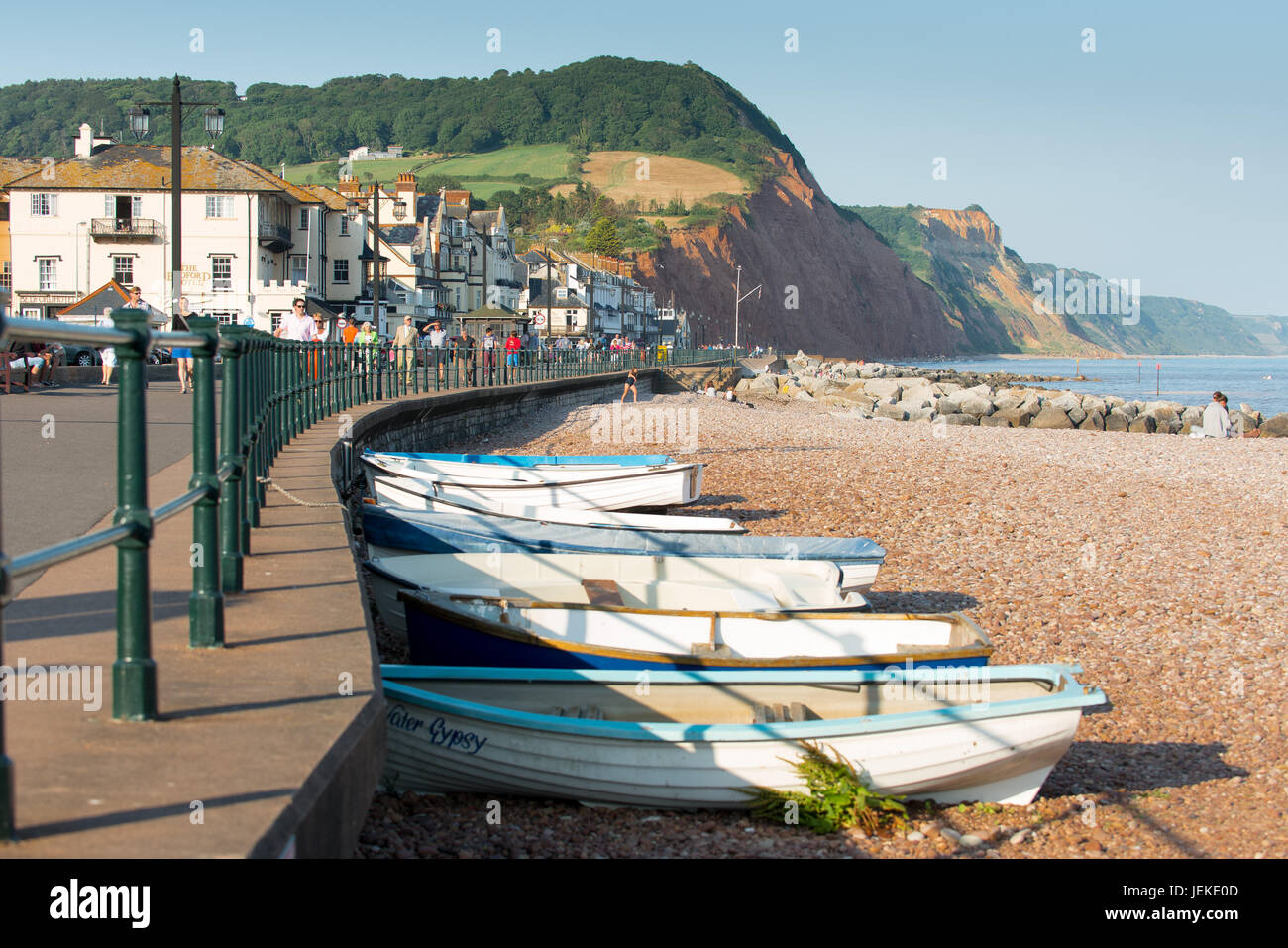 Pic by Guy Newman. 15.07.2013. Small boats line the foreshore of ...
