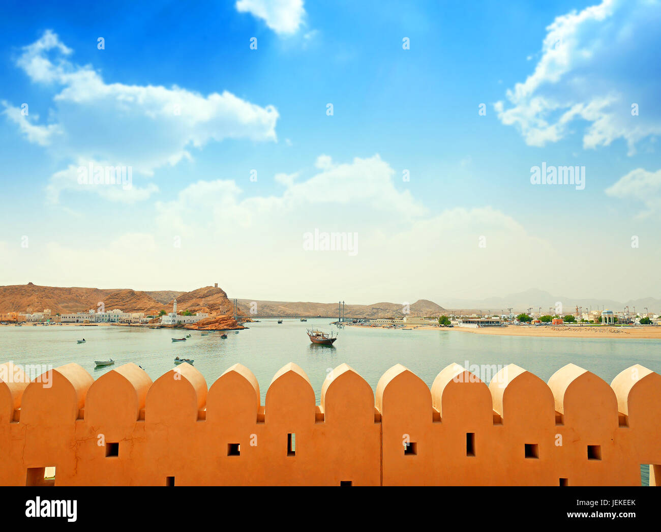 Sultanate of Oman, gouvernorate of Ash Sharqiyah, the port of Sur ...