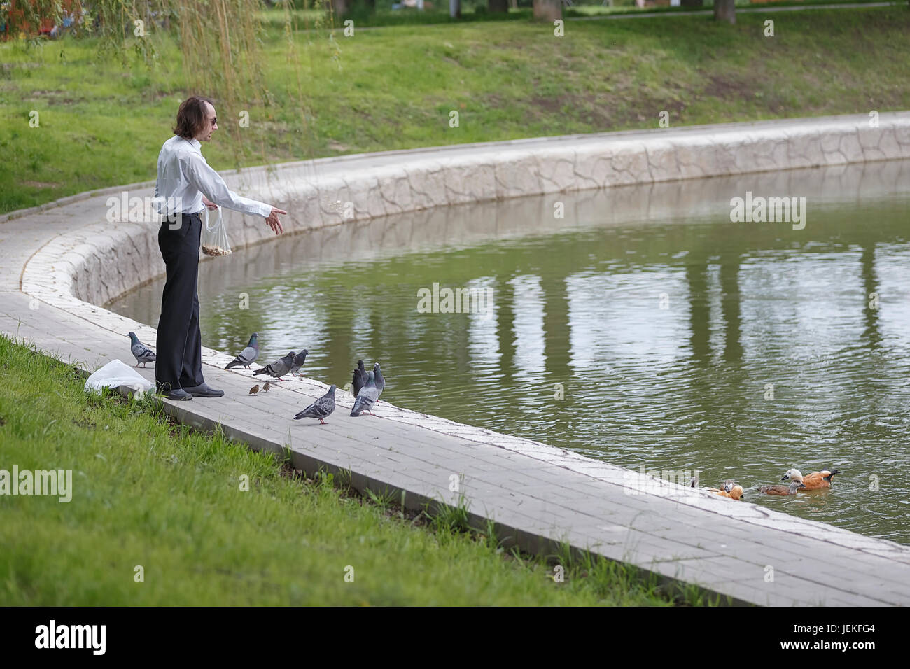 Human made pond hi-res stock photography and images - Alamy